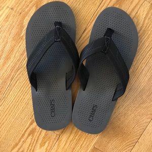 Chaps Shoes | Brown And Tan Mens Flip Flops | Poshmark